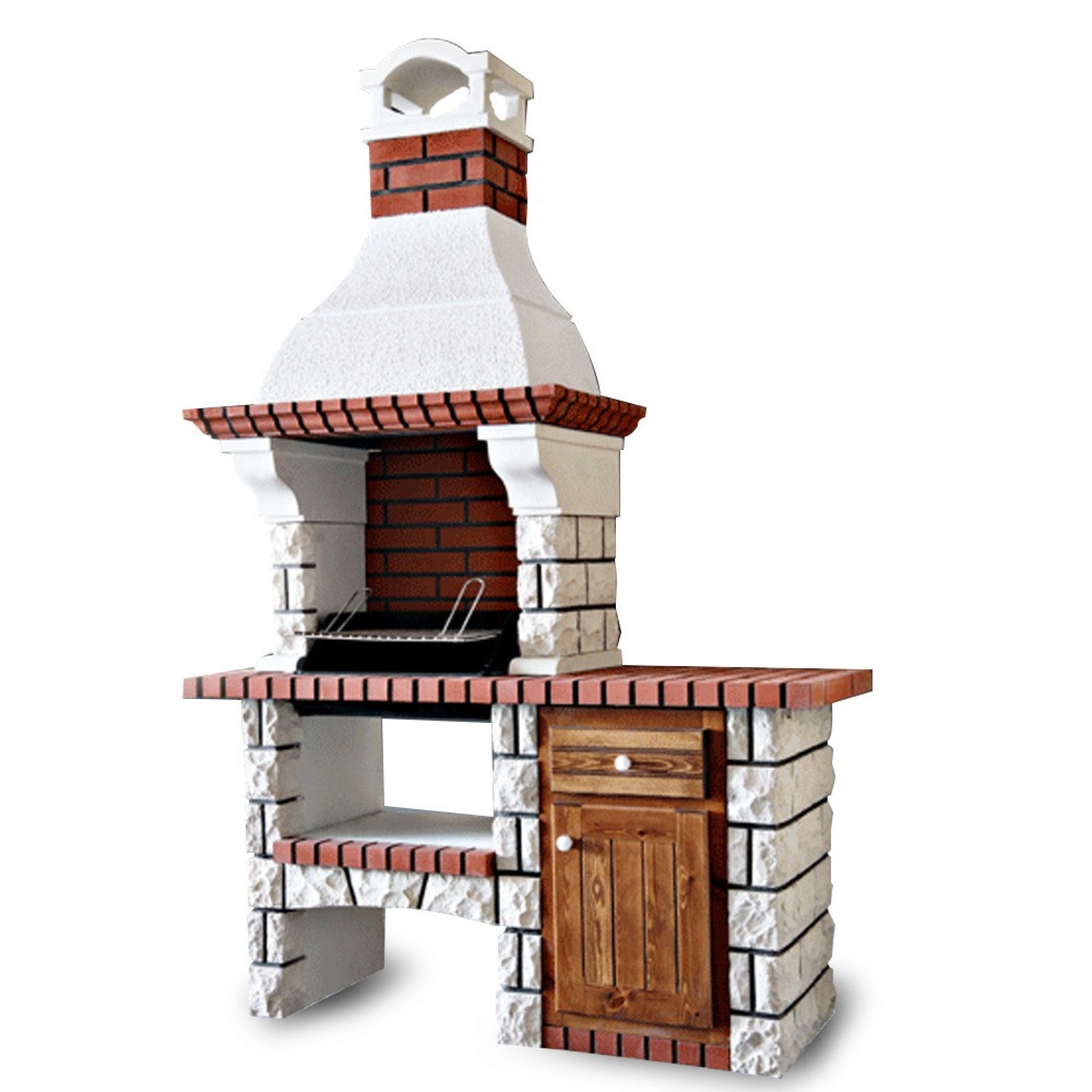 Barbecue En Pierre Pour Angle (BPA02)