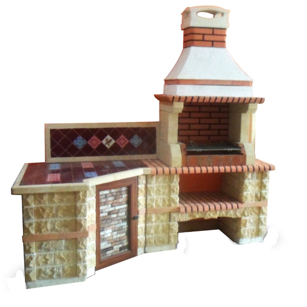 Barbecue En Pierre Pour Angle (BPA02)