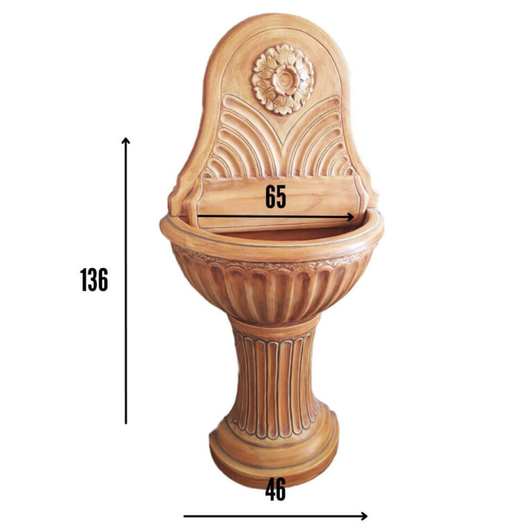 Lavabo Extérieur Sur Pied En Béton Fibré - F08